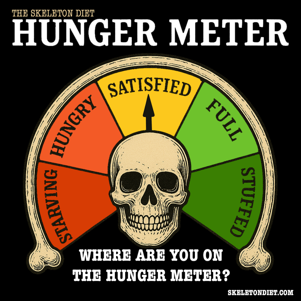 Skeleton Diet Hunger Meter (Free Printable PDF) – The Skeleton Diet